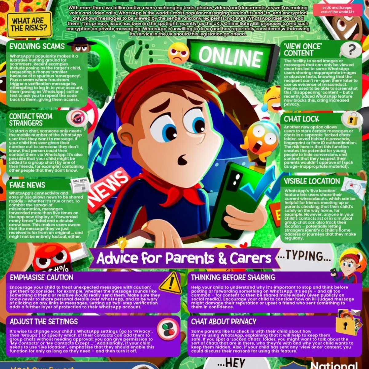 Bosmere Junior School - e-Safety Tip - WhatsApp